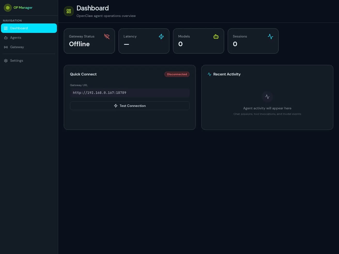 OpenClaw Manager Web