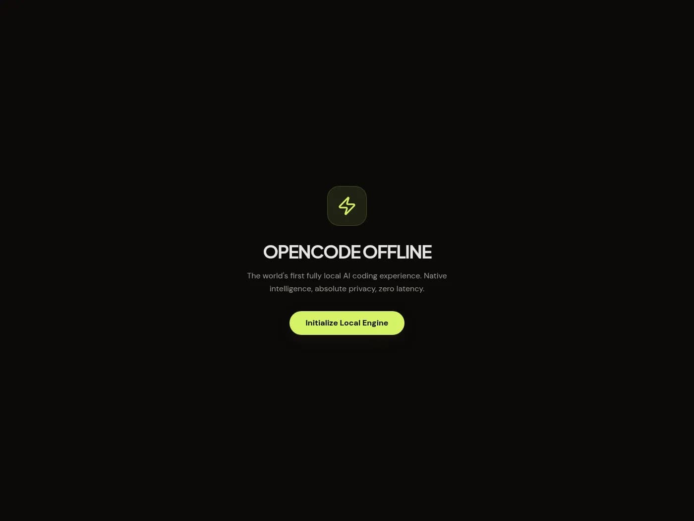 OpenCode Offline AI