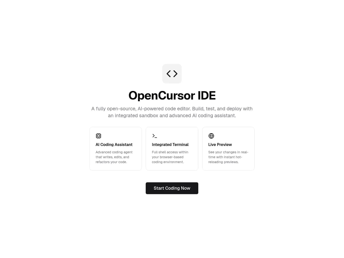 OpenCursor IDE
