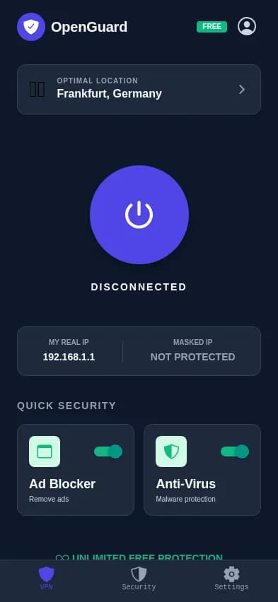 OpenGuard VPN