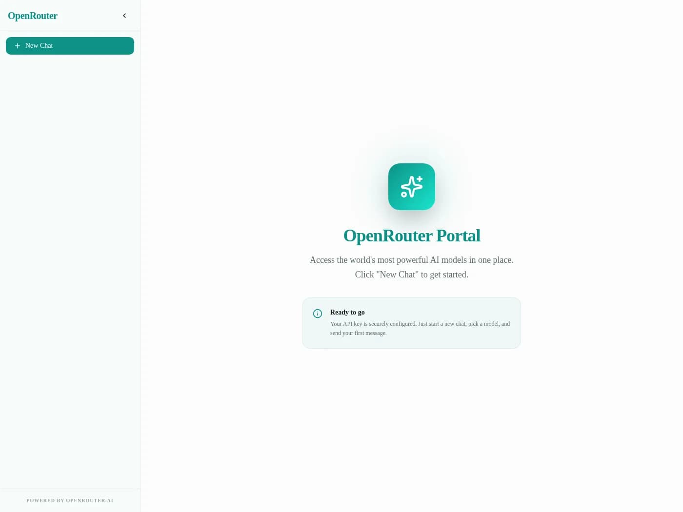 OpenRouter Chat Portal