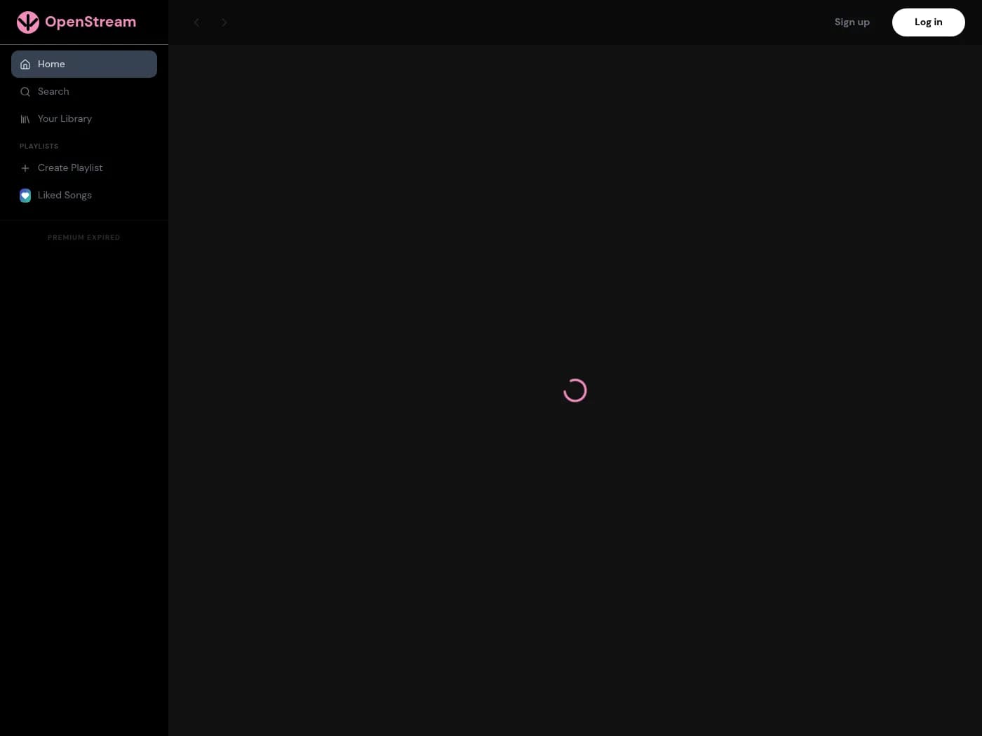OpenStream Music Player