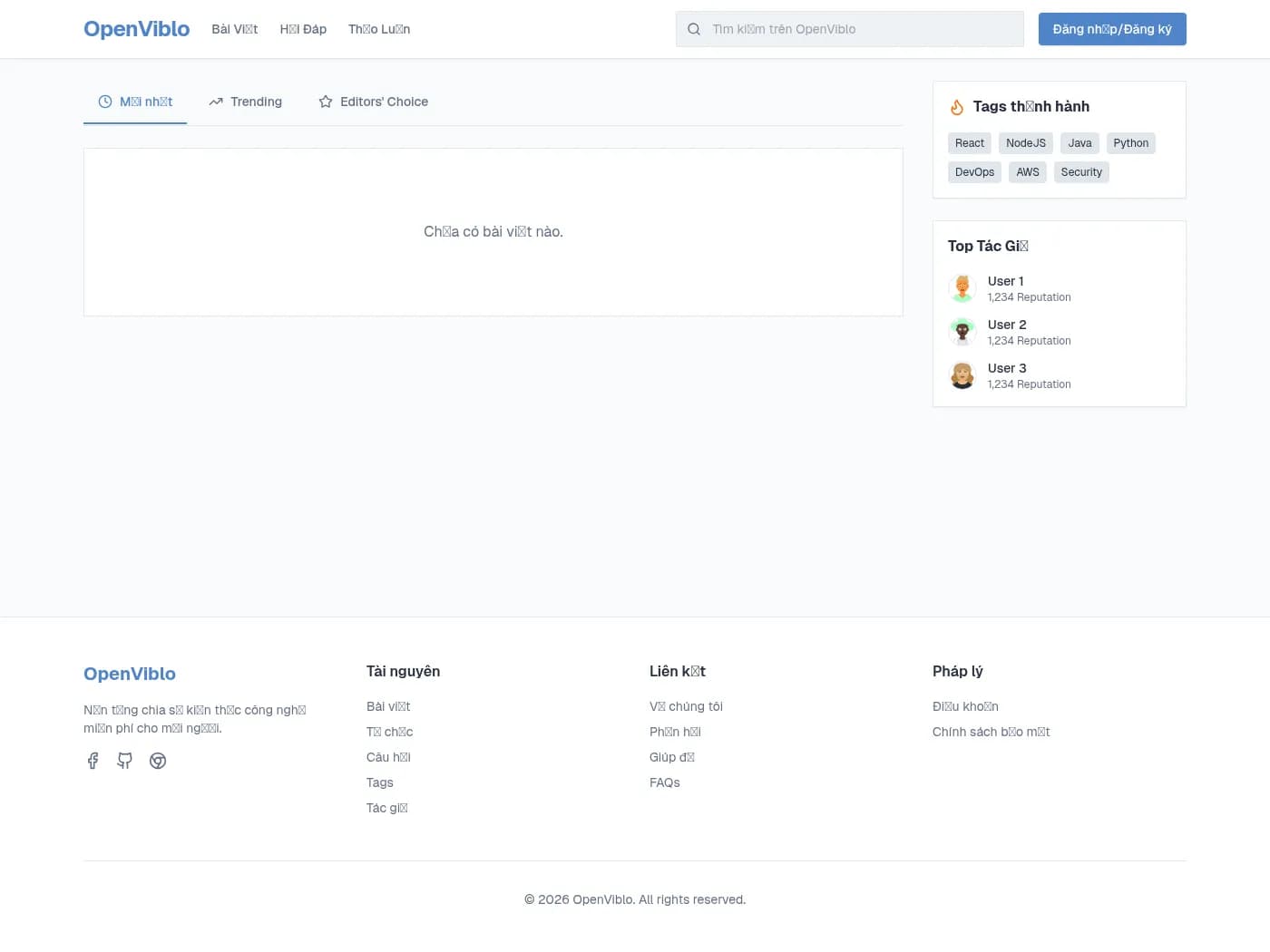 OpenViblo Clone