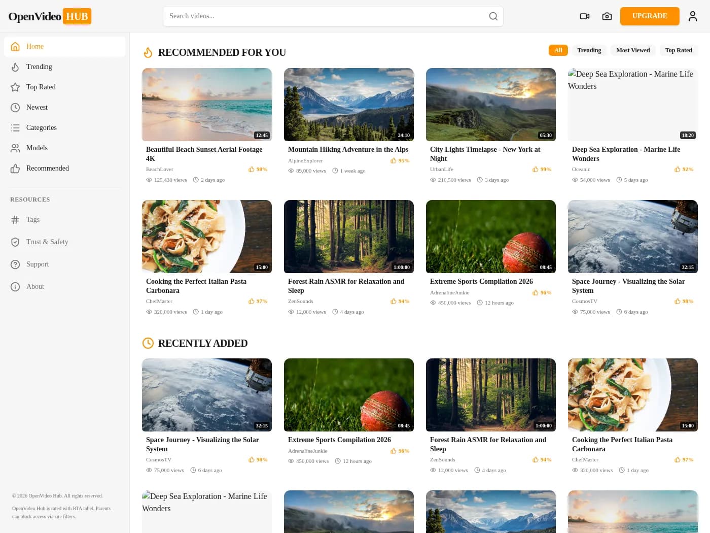 OpenVideo Hub