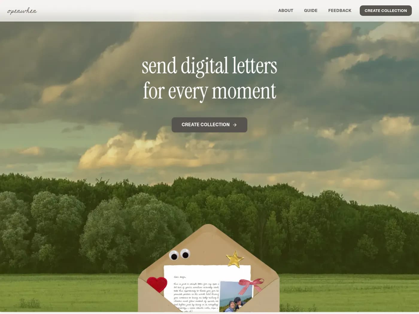 OpenWhenLetters Replica