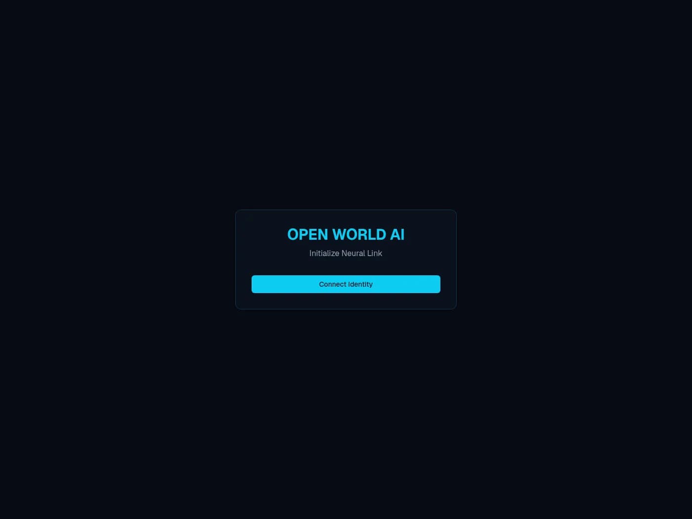 OpenWorld AI Chat Game