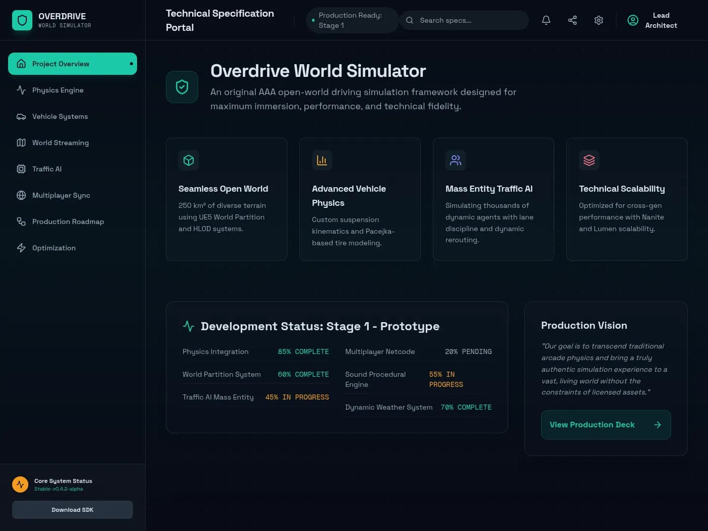 Overdrive World Simulator