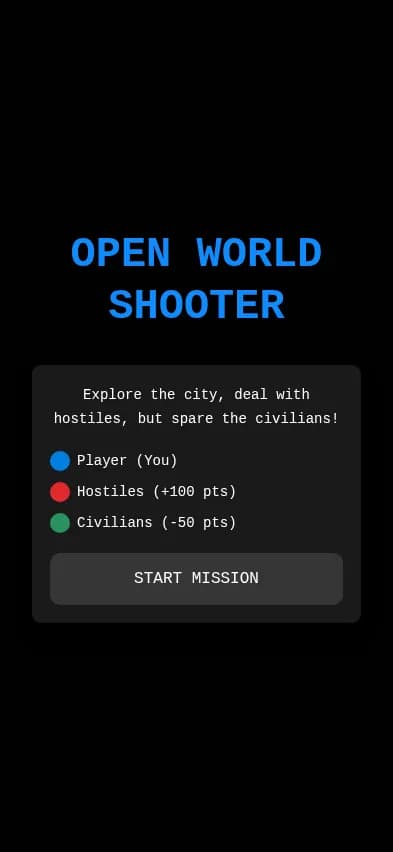 Open World Shooter