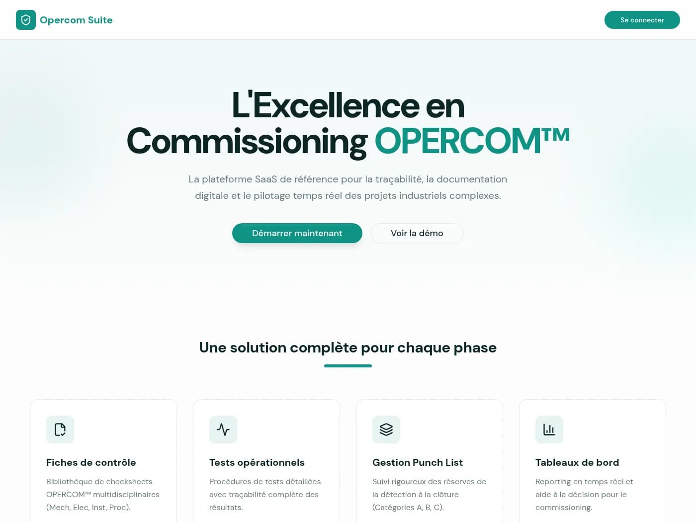 Opercom Project Suite