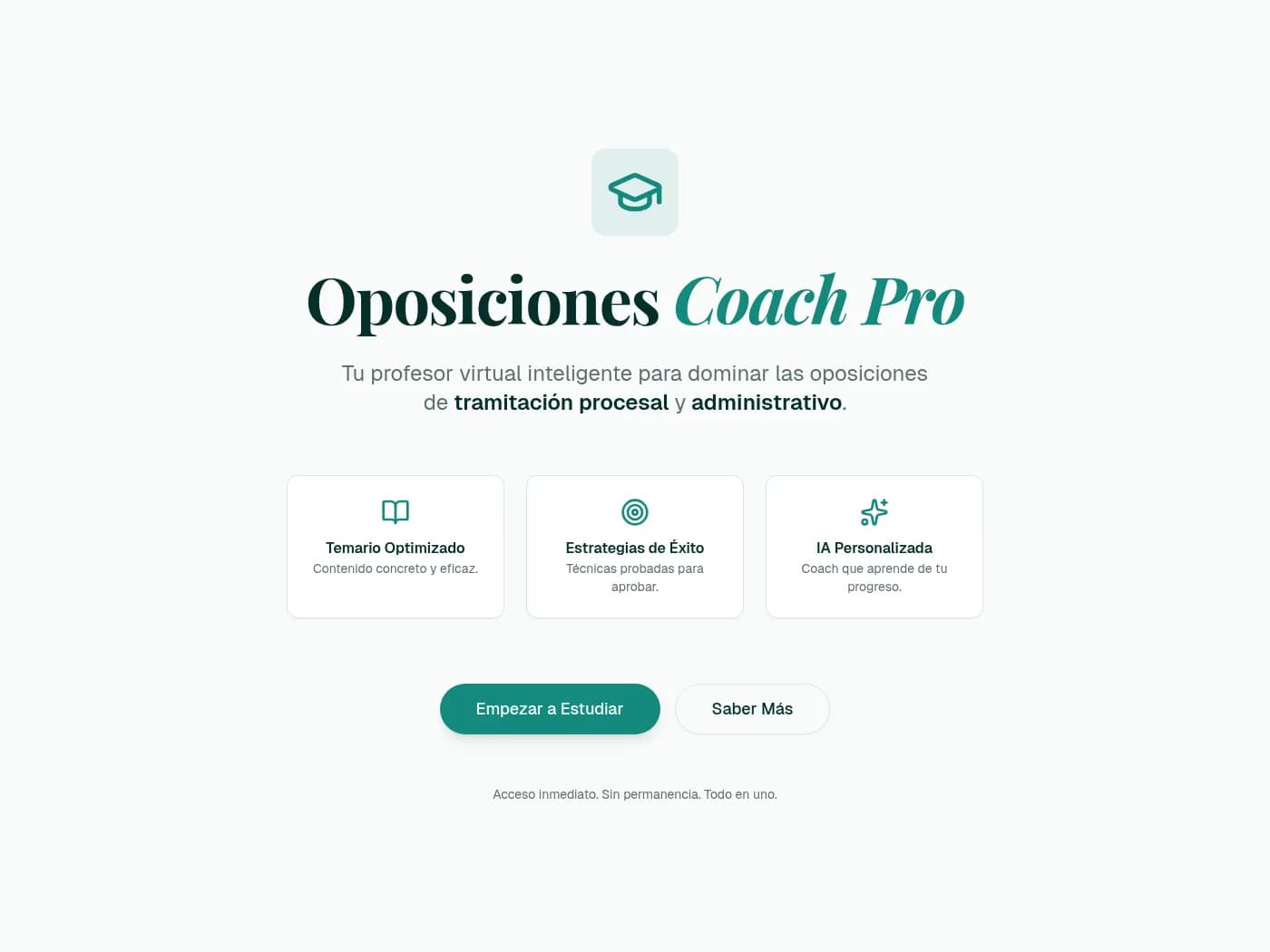 Oposiciones Coach Pro