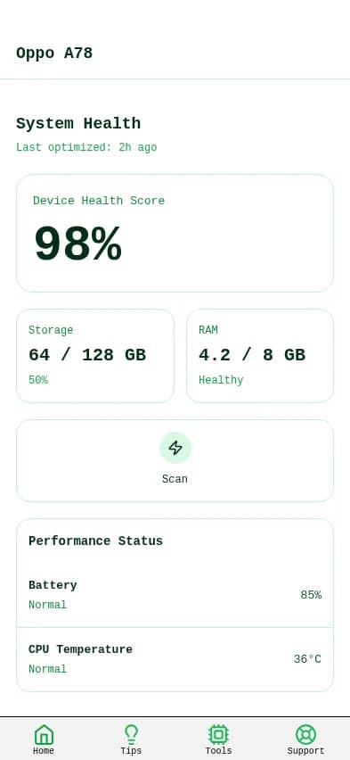 Oppo A78 Companion