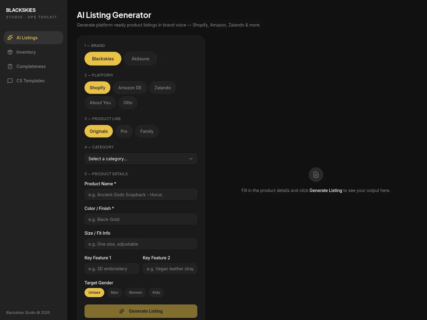 Blackskies Ops Toolkit