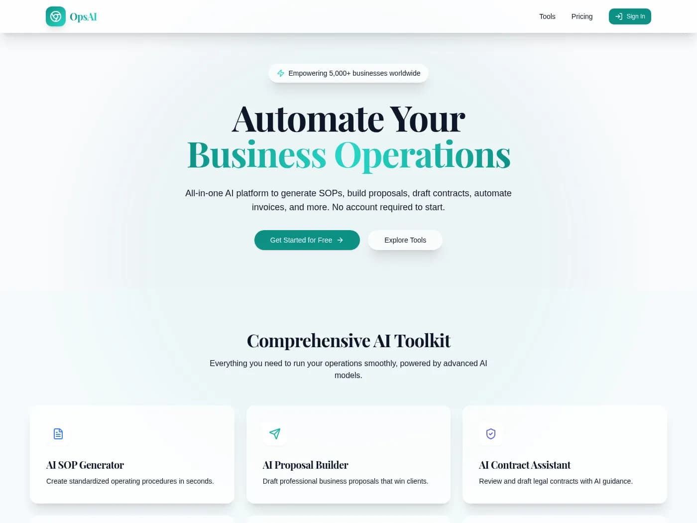 OpsAI Toolkit