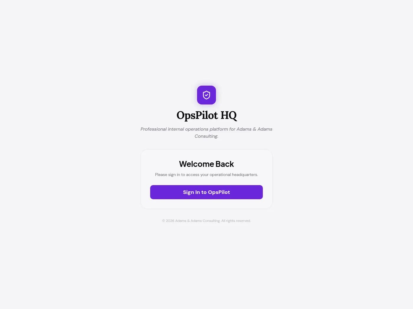OpsPilot HQ