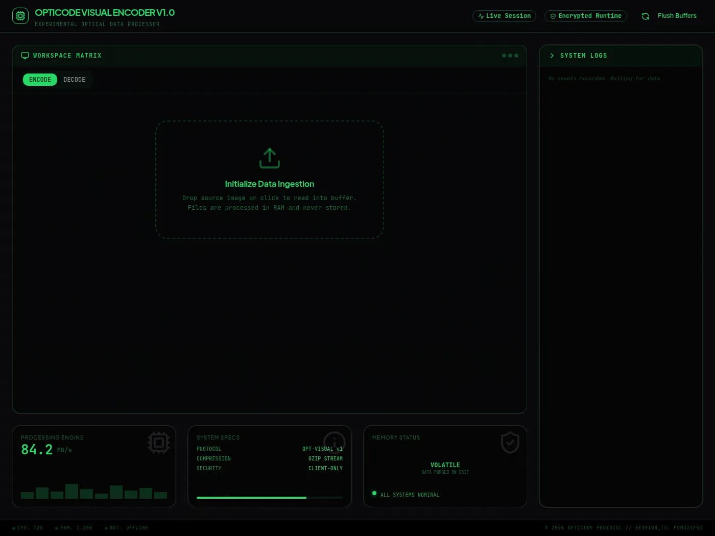 OptiCode Visual Encoder