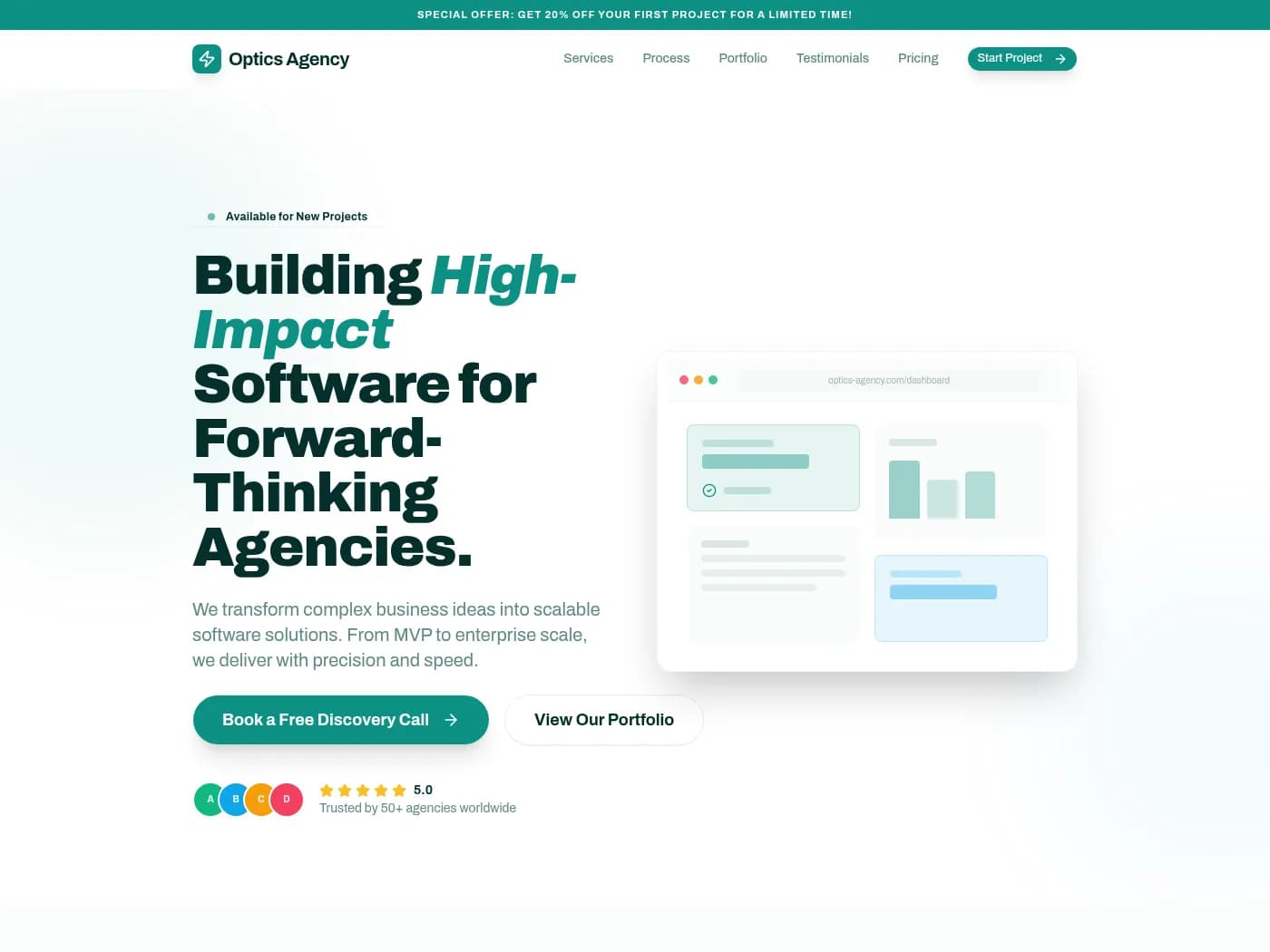 Optics Agency Website
