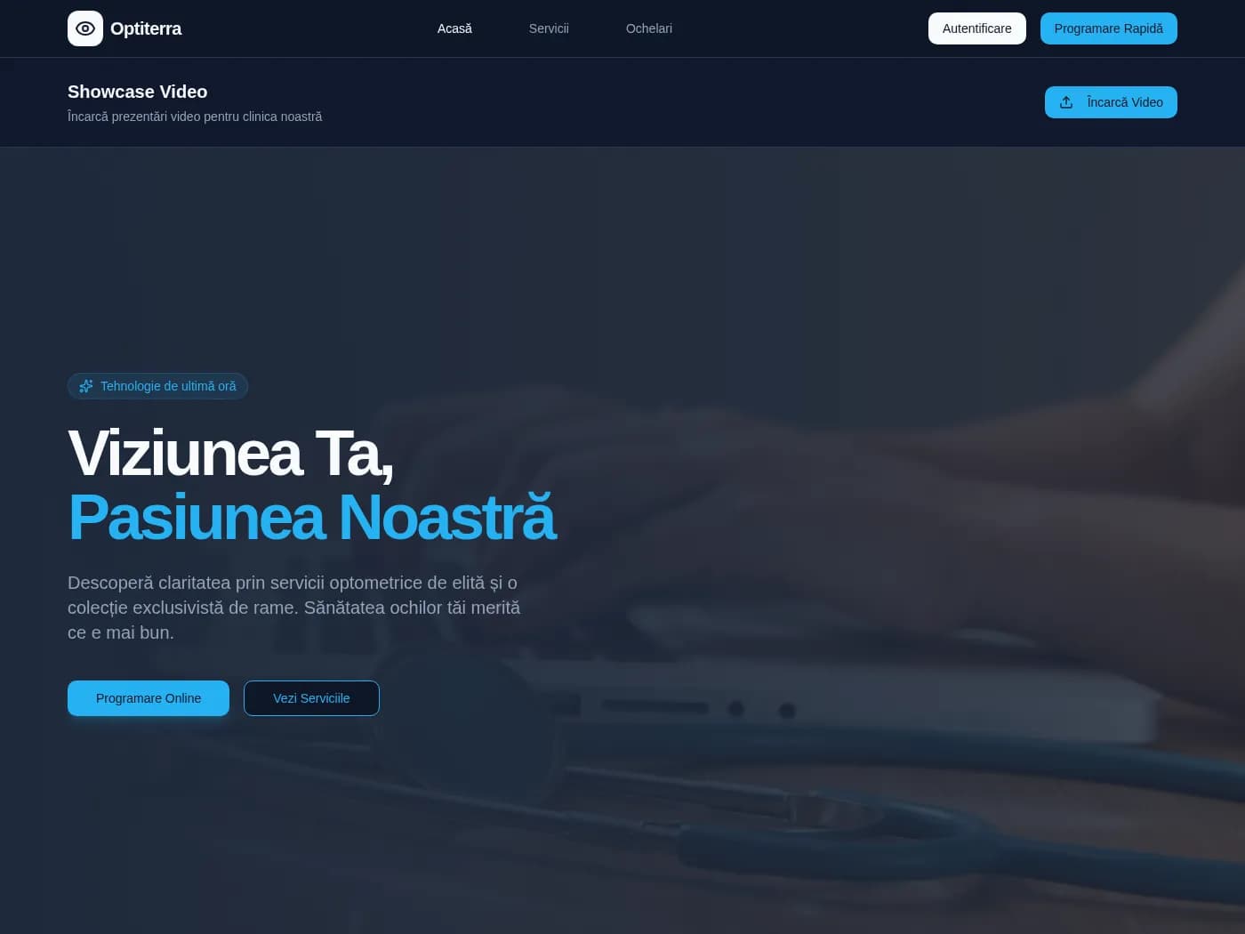 OpticMed Presentation Site