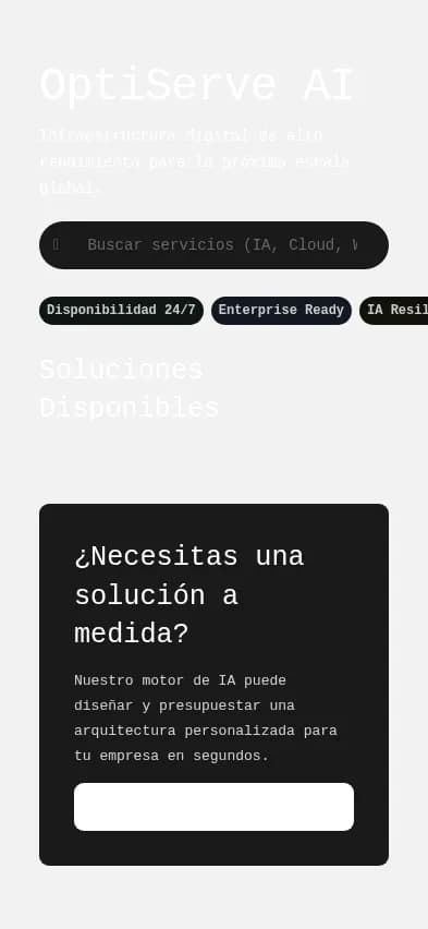 OptiServe AI App