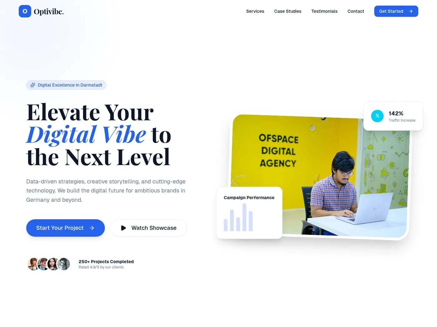 Optivibe Digital Site