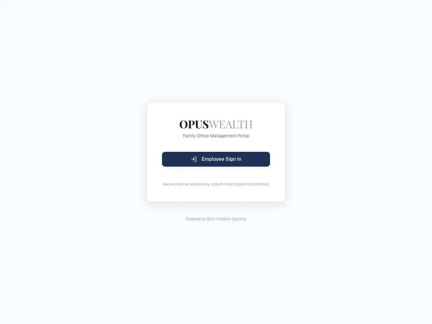 OpusWealth CRM