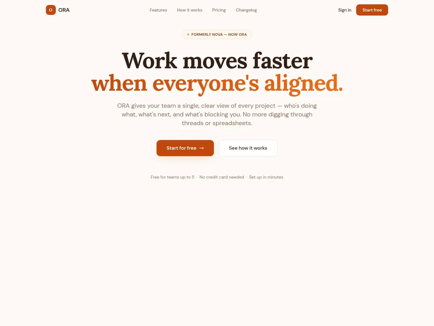 ORA Landing Copyflow