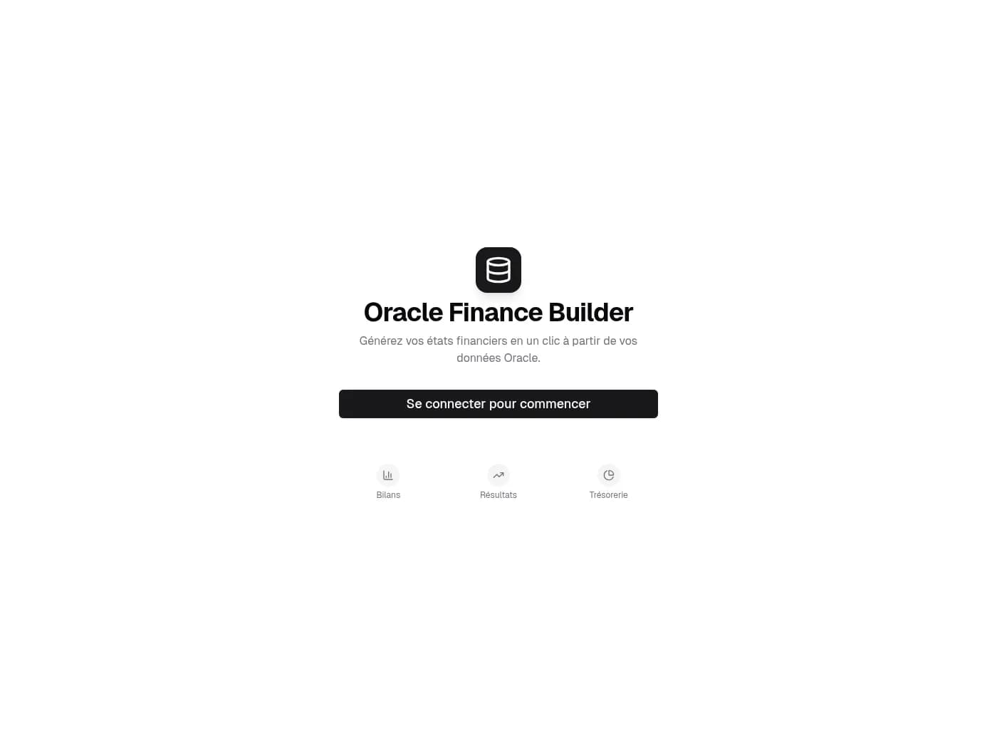 Oracle Finance Builder