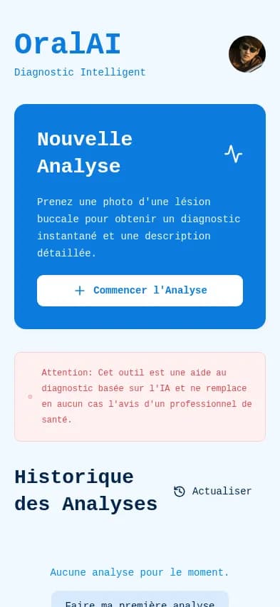OralAI Diagnosis App