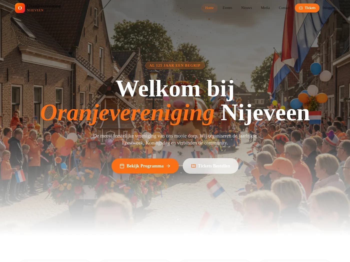 Oranjevereniging Web Portal