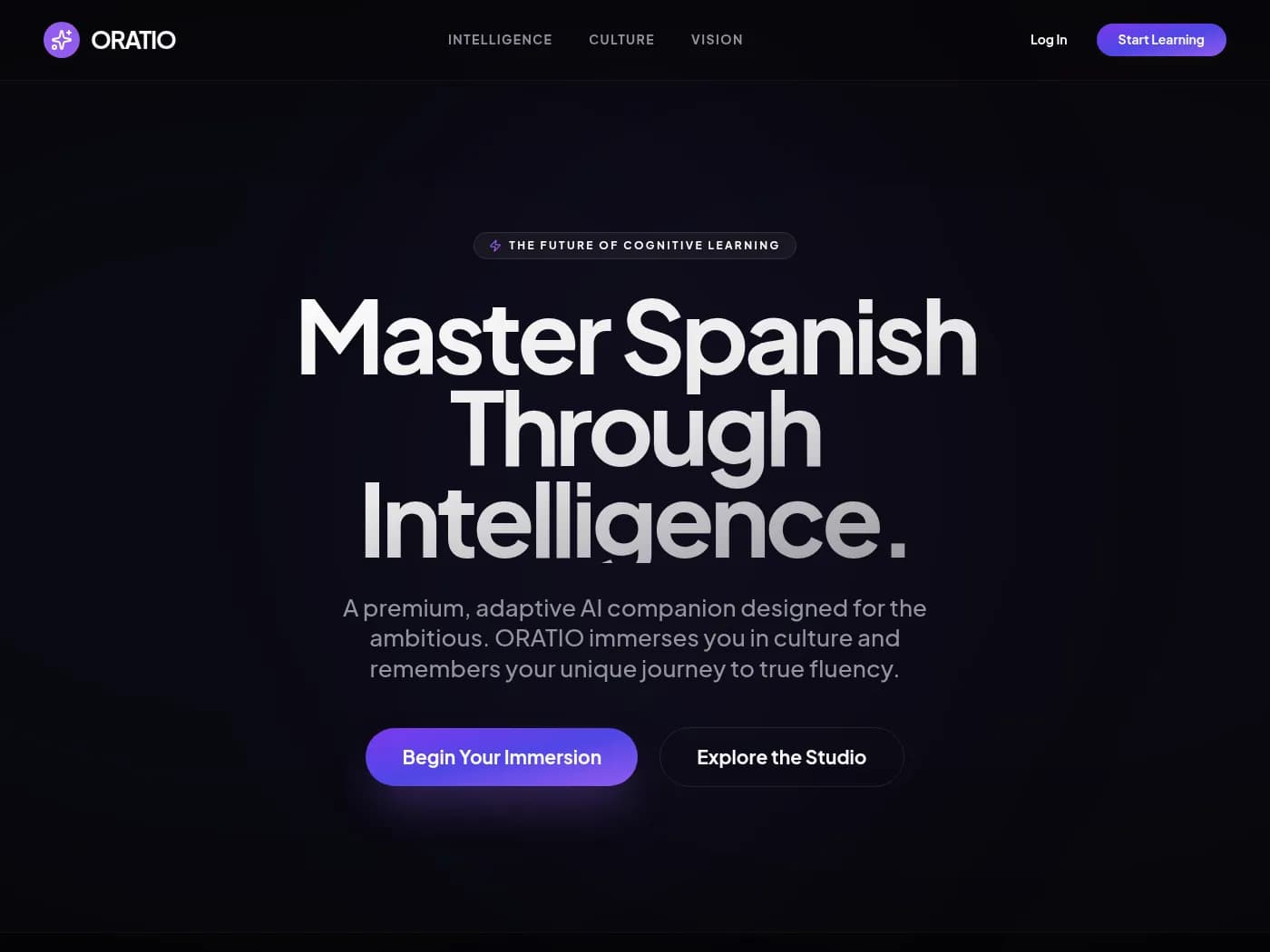 ORATIO AI Spanish Platform
