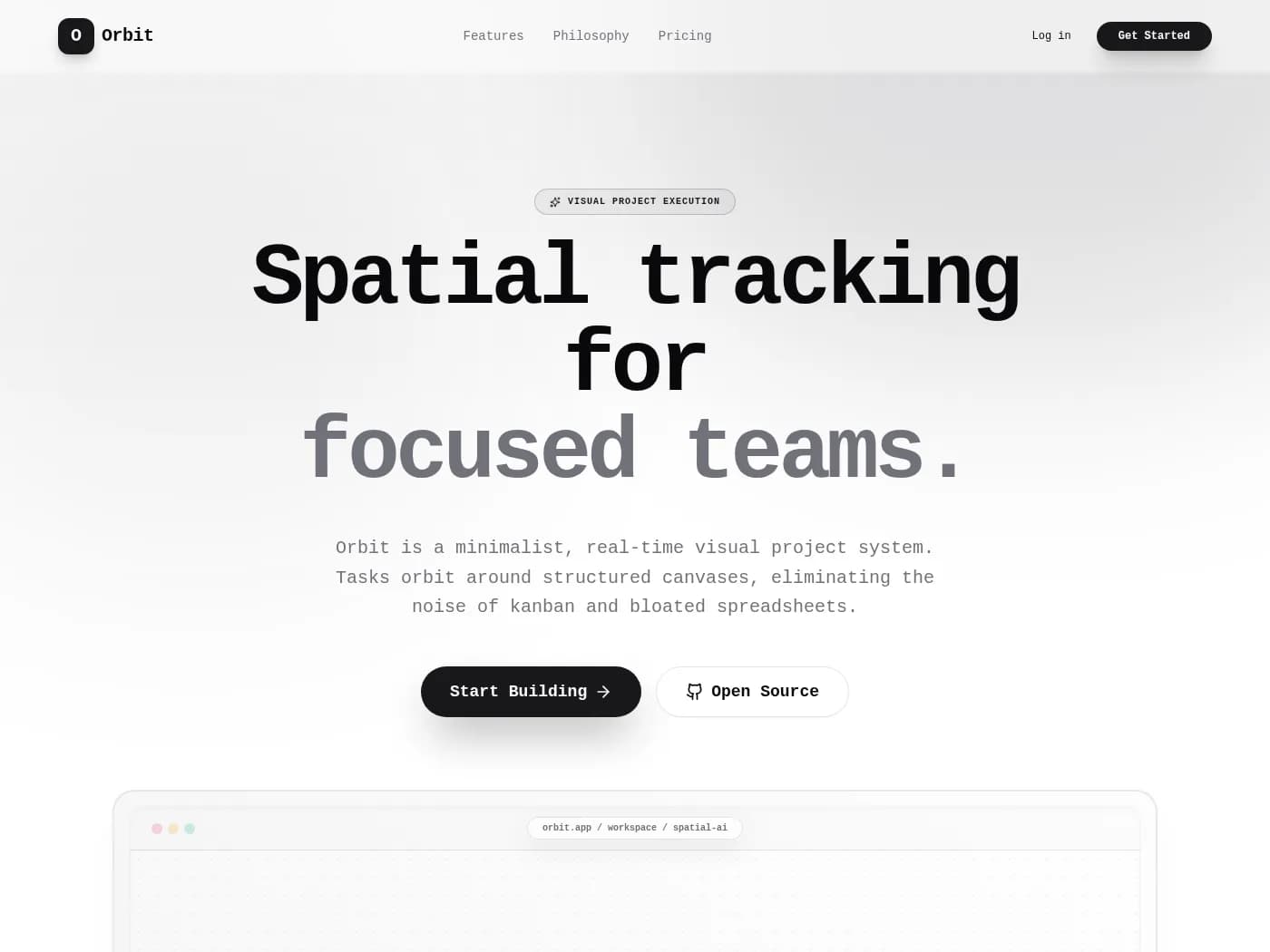 Orbit Project Tracker