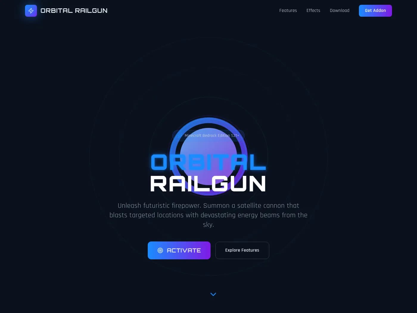 Orbital Railgun Addon