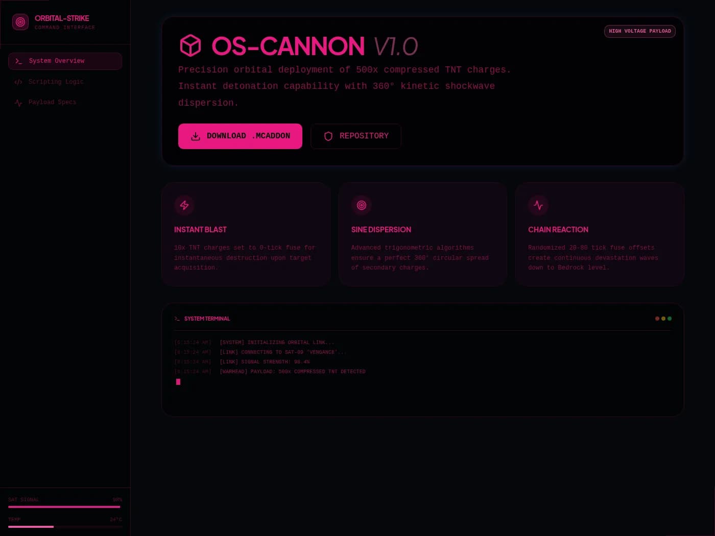 Orbital Strike Cannon