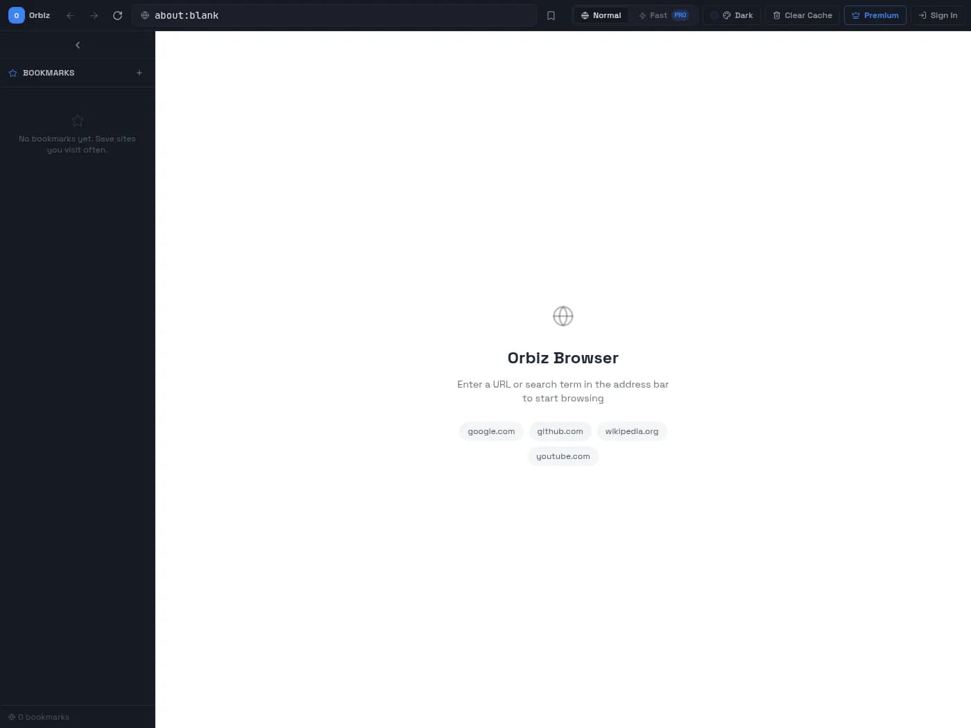 Orbiz Browser