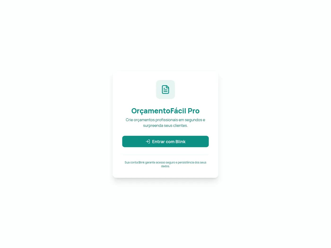 OrçamentoFácil Pro