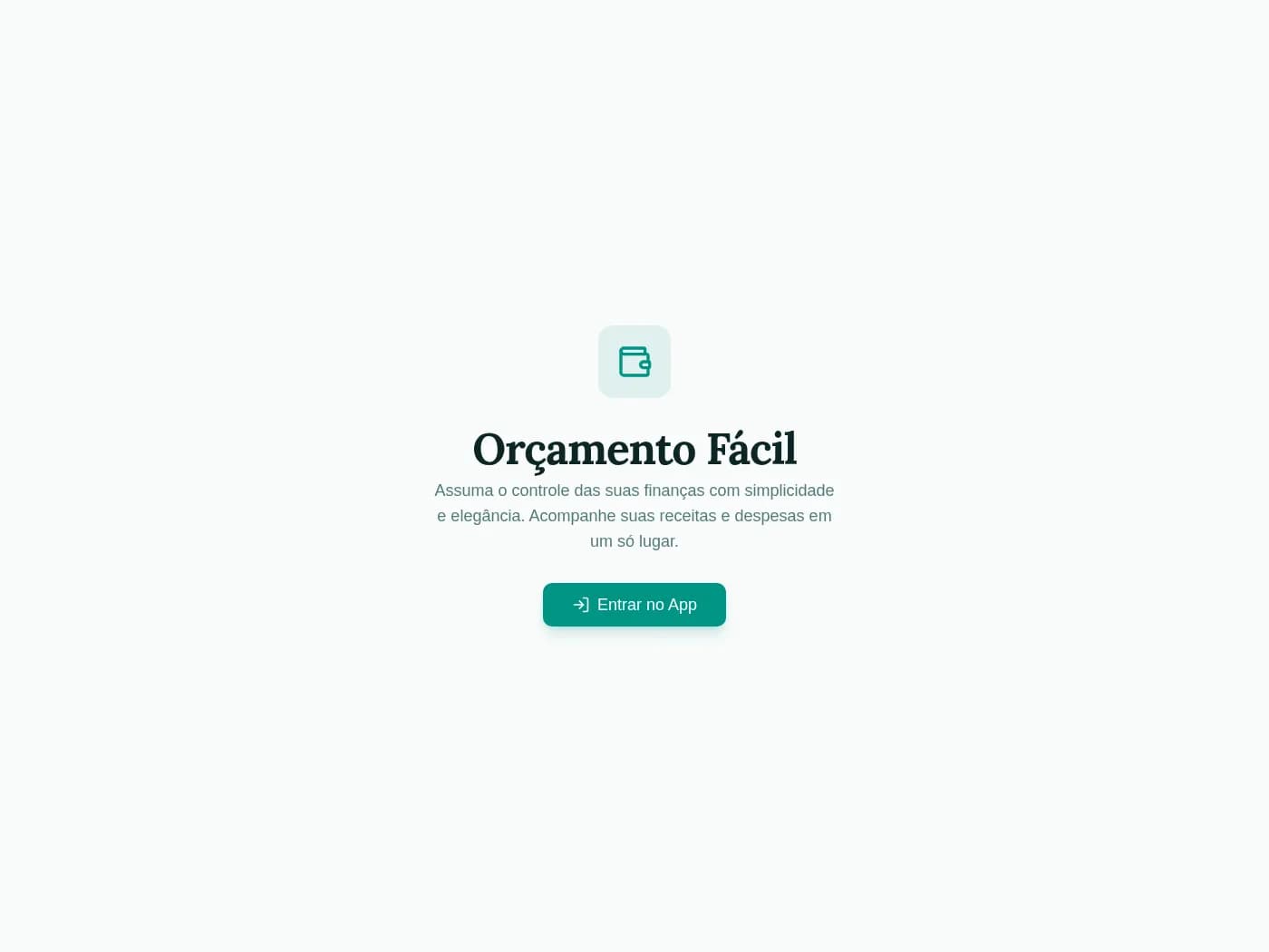 Orçamento Fácil App
