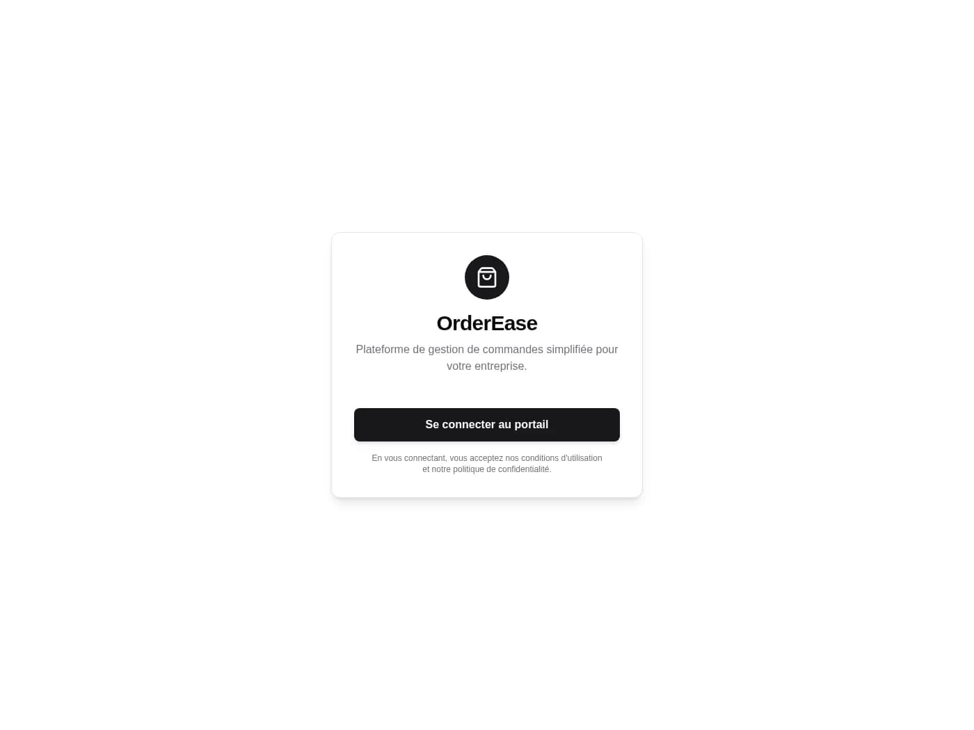 OrderEase Platform