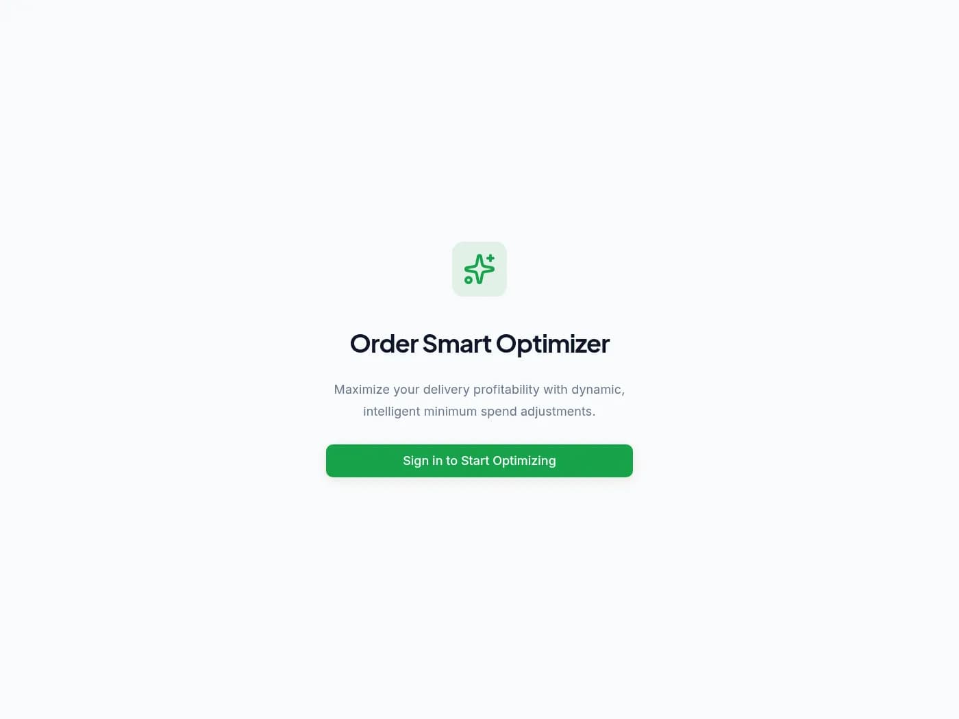 Order Smart Optimizer