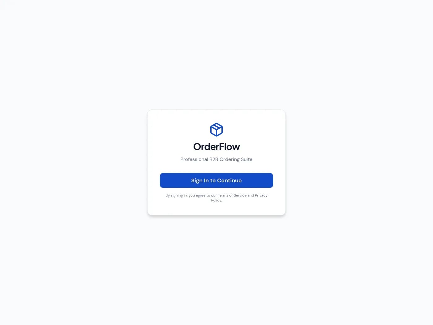 OrderFlow B2B Suite