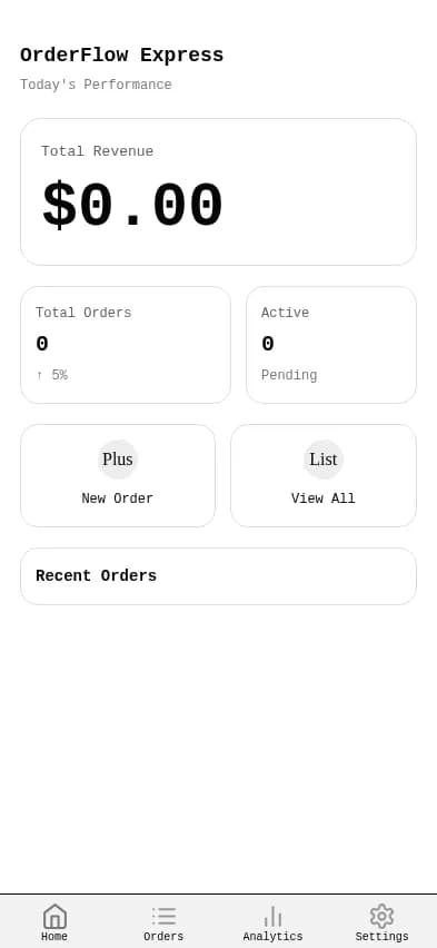 OrderFlow Express