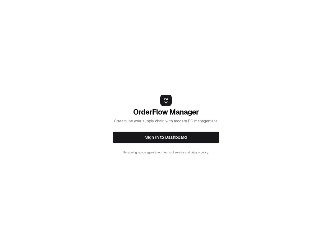OrderFlow Manager