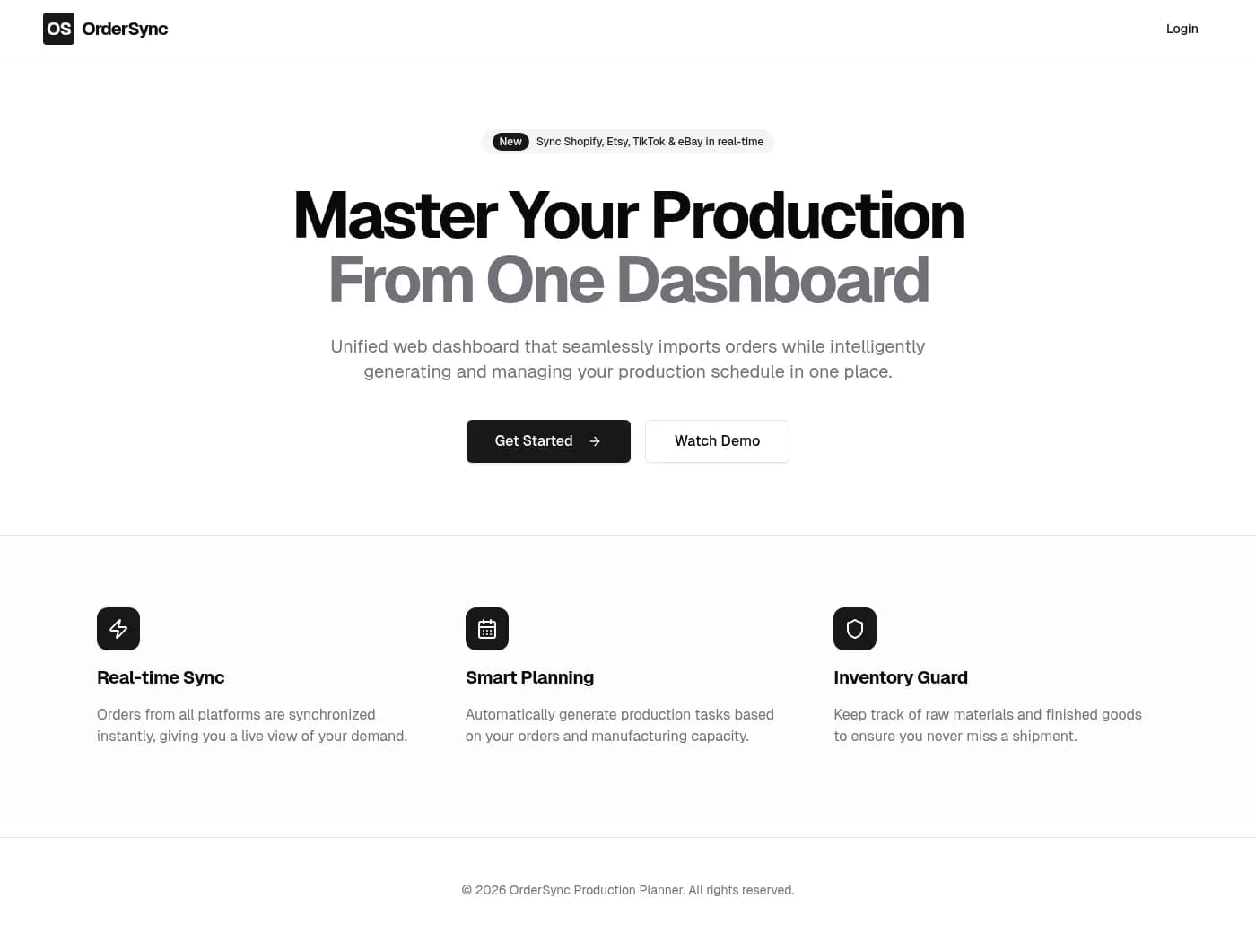 OrderSync Production Planner