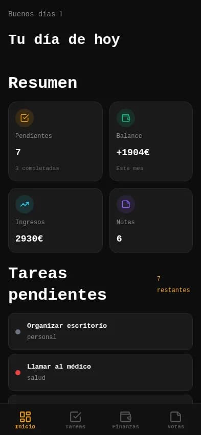 Organízate App