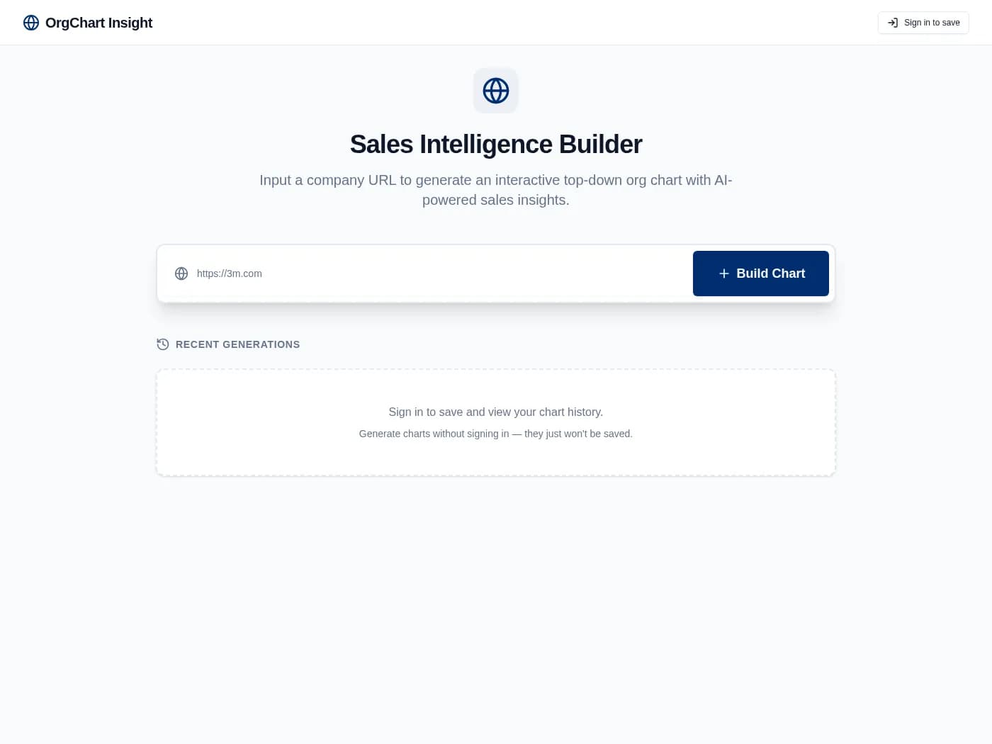 OrgChart Insight Builder