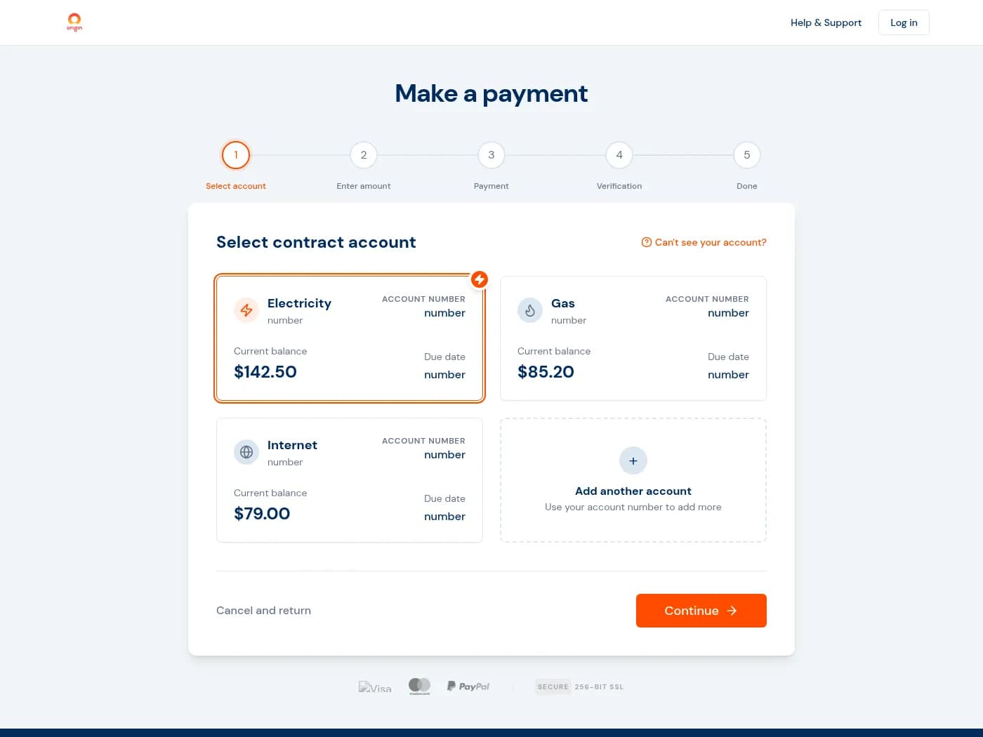 Origin Pay Account Clone