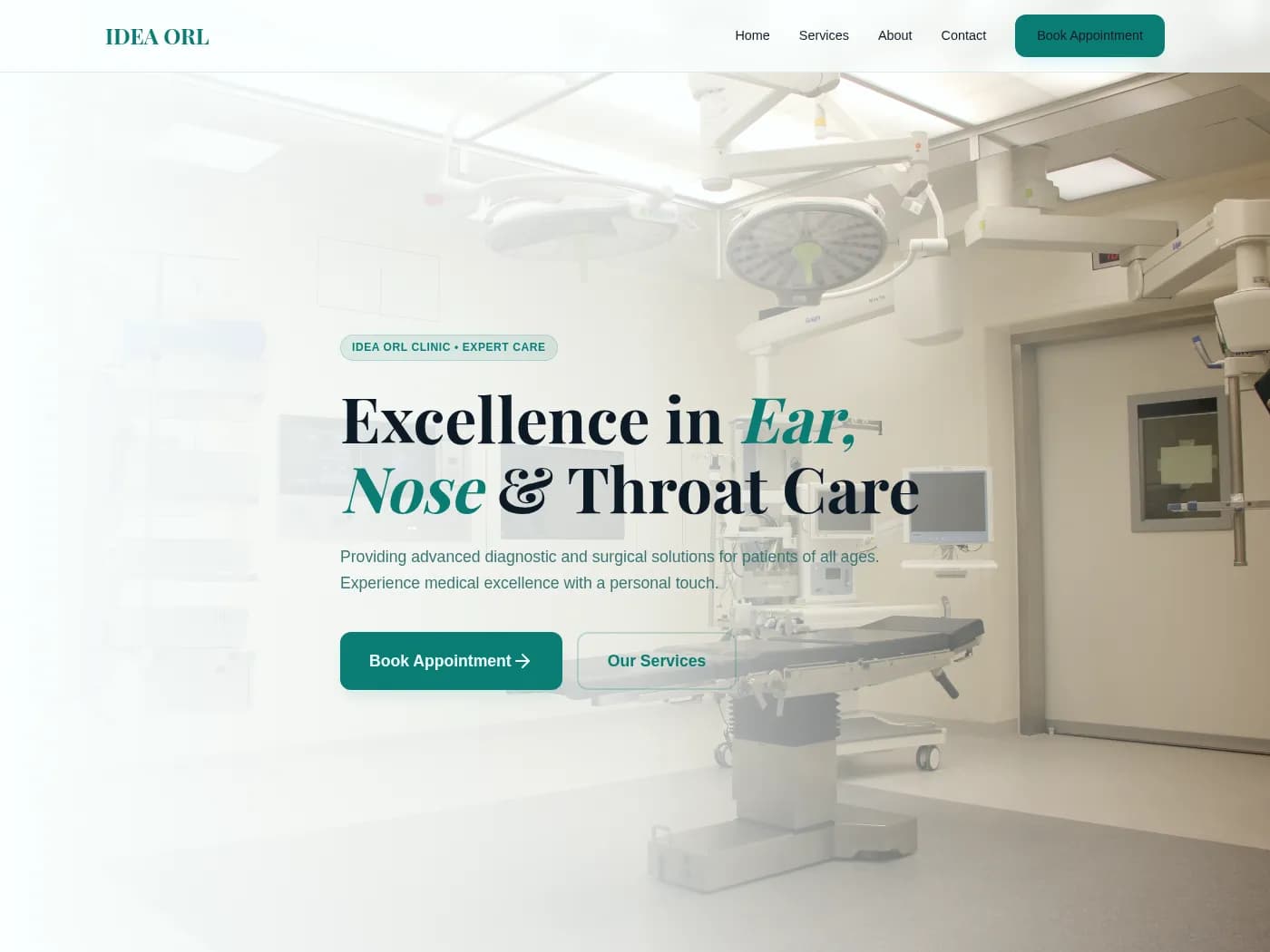 Idea ORL Clinic Site