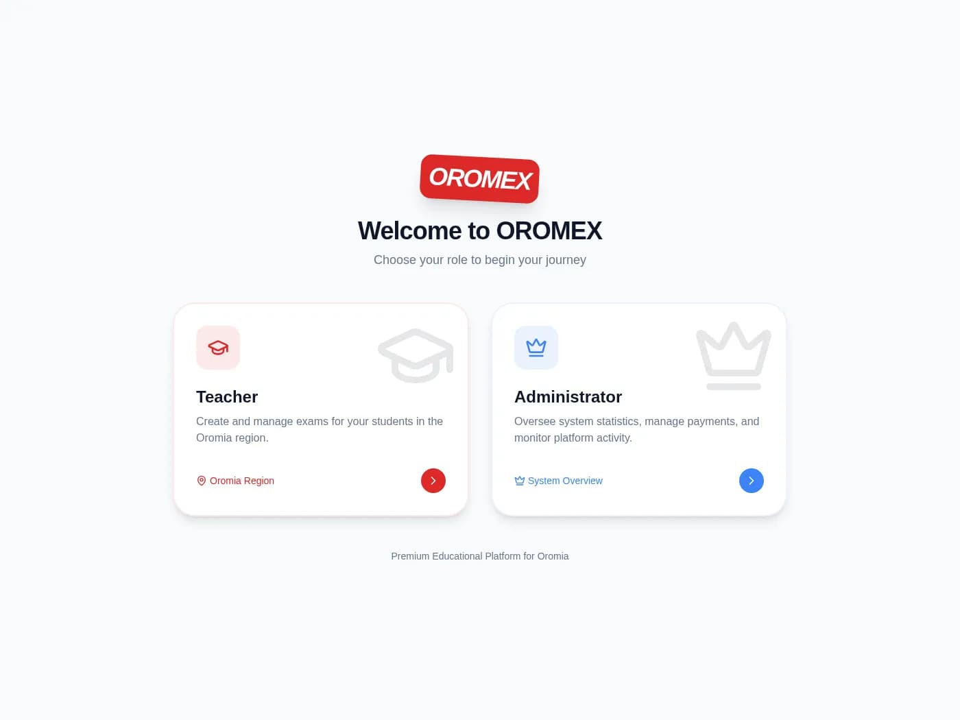 OROMEX Premium Frontend