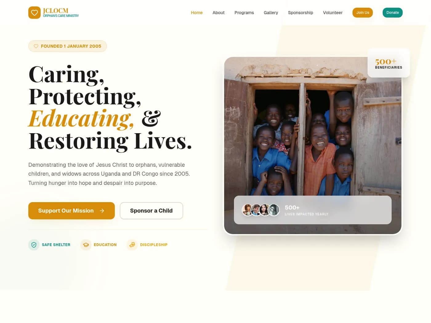 Orphans Care Ministry Hub