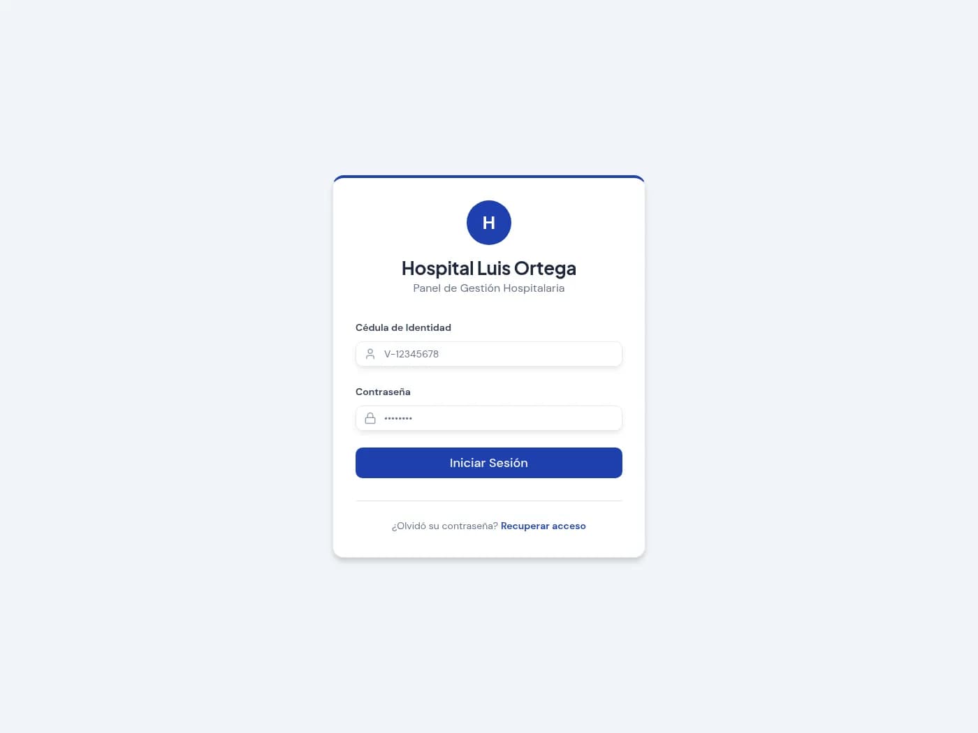 Ortega Health Dashboard