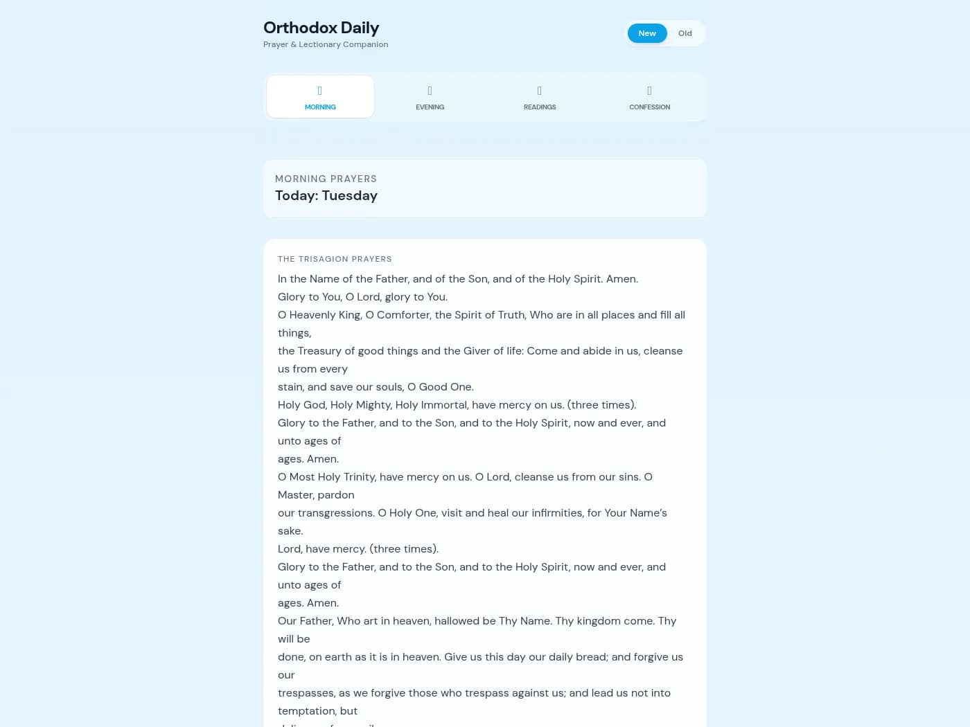 Orthodox Daily