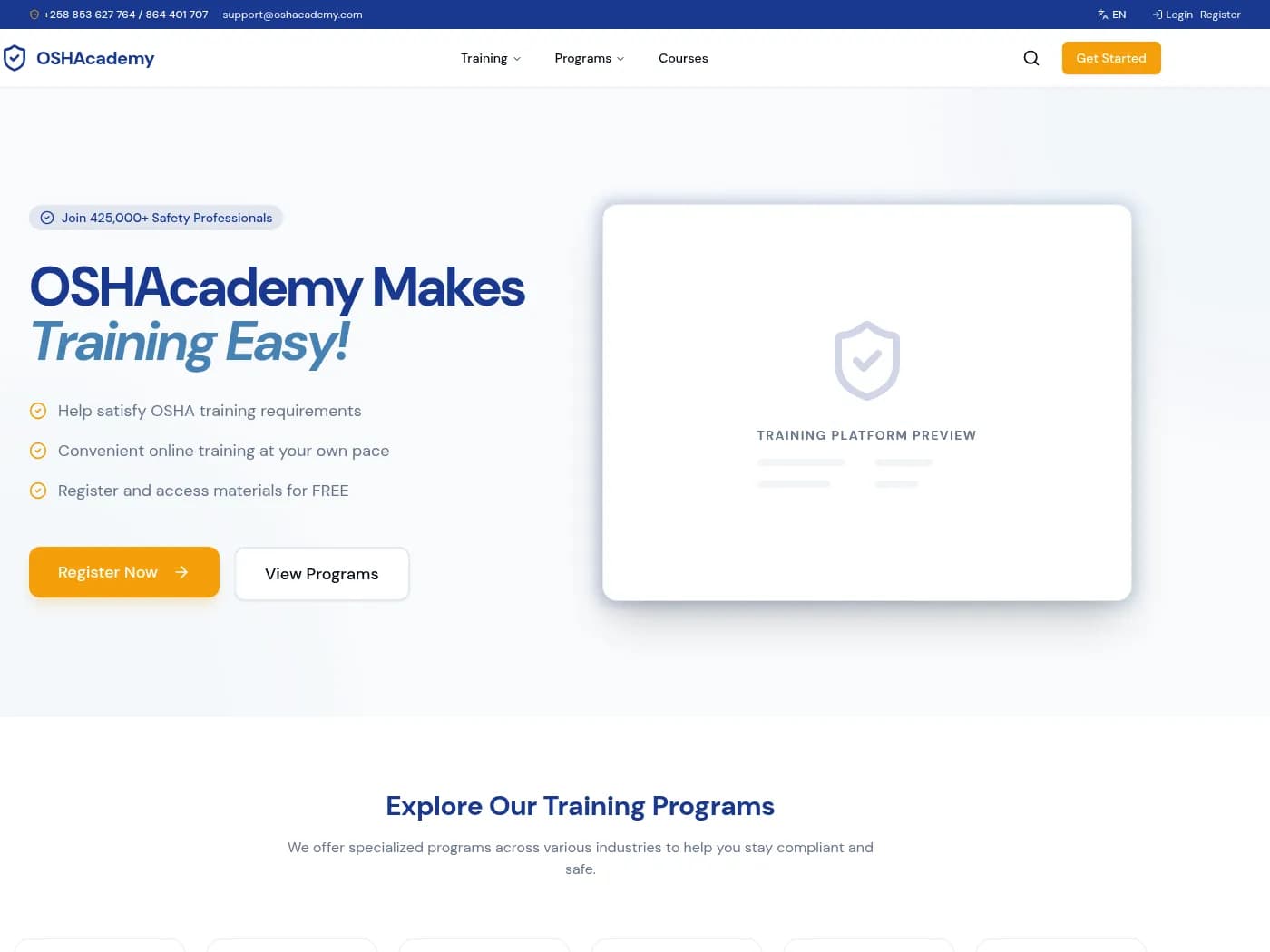 OSHA Academy Clone